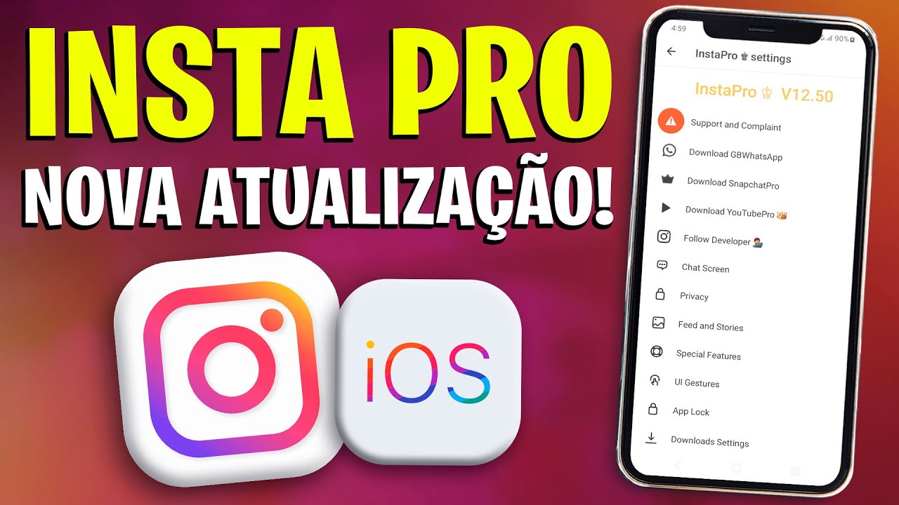 SAIU!🥳INSTA PRO iOS ATUALIZADO E COM NOVAS FUNÇÕES (COMO BAIXAR E ...