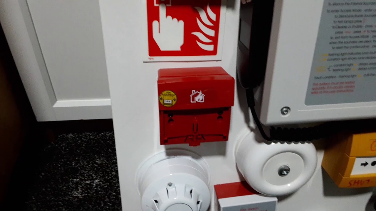 Call point glass conversion to plastic element - YouTube