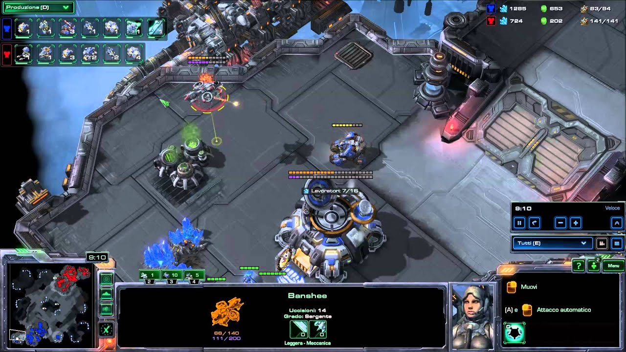 sc2 LOTV cast ita: black & mech vs terran - YouTube