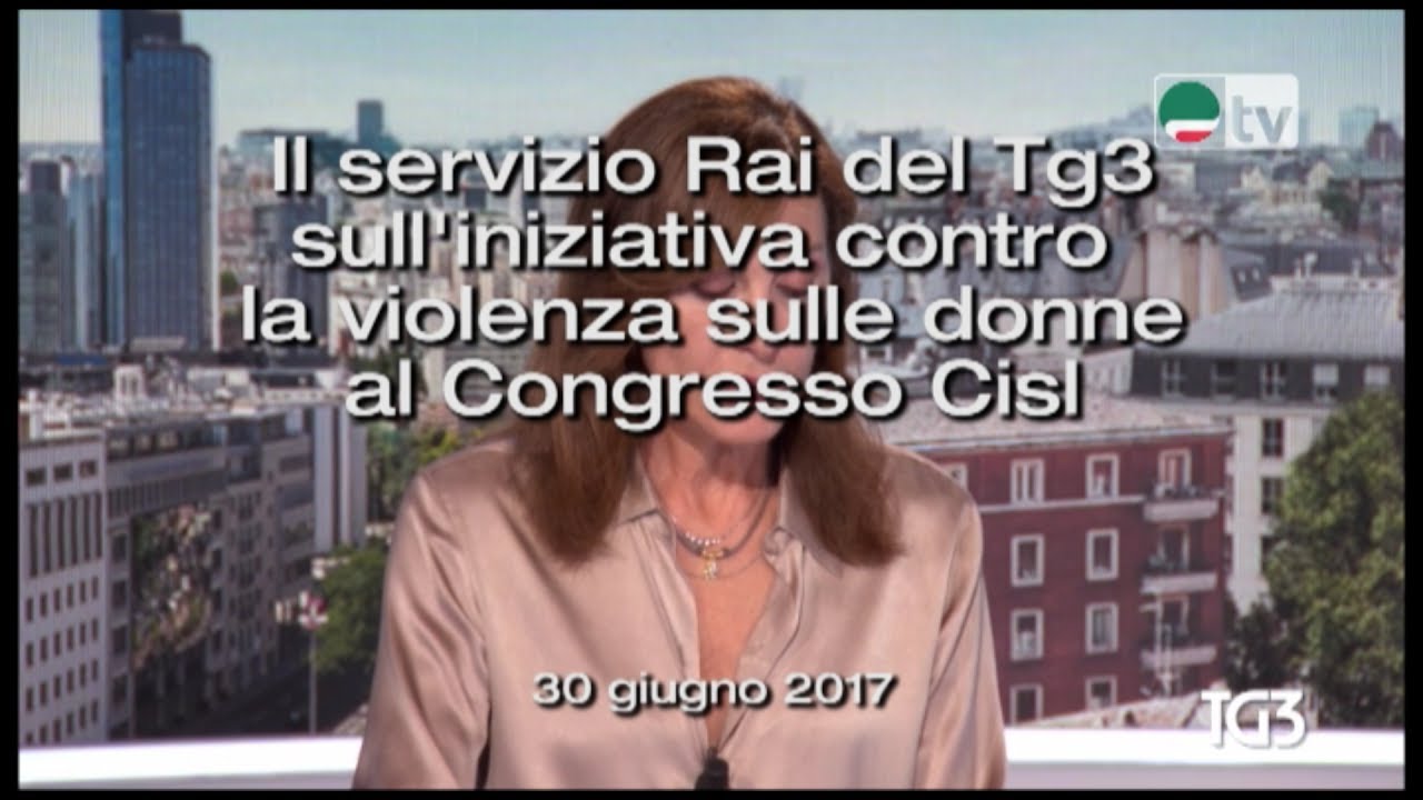 Il servizio Rai del TG3 sull'iniziativa contro la violenza sulle donne ...