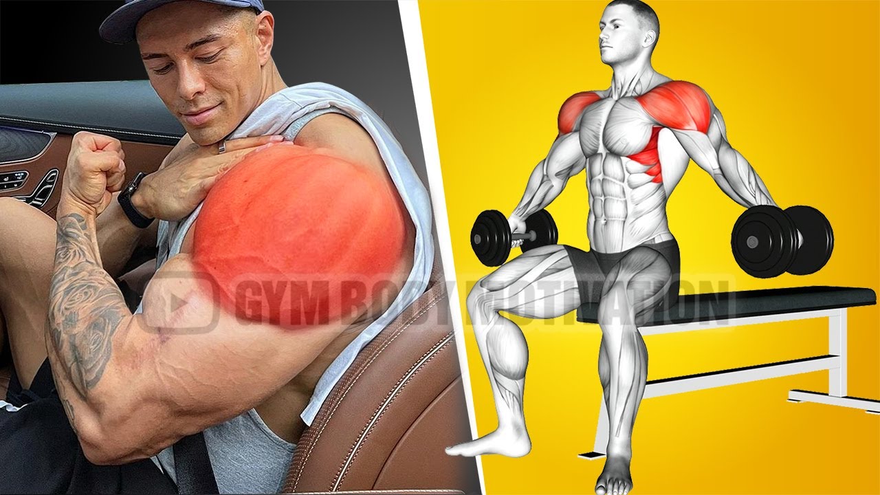 How To Build Massive 3D Shoulders - Gym Body Motivation - YouTube