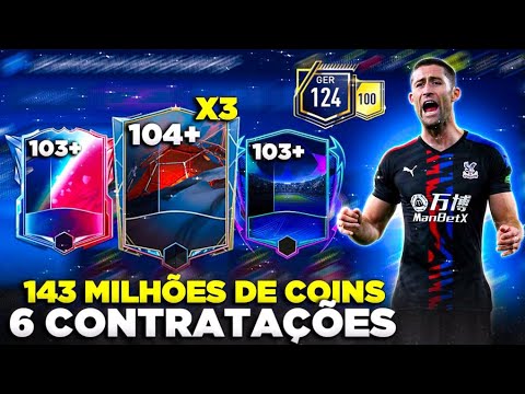 SLK!😁🔥 GASTEI 143 MILHÕES, VOLTEI PARA O OVER 124 & SOBROU 187 MILHÕES | FIFA MOBILE 22