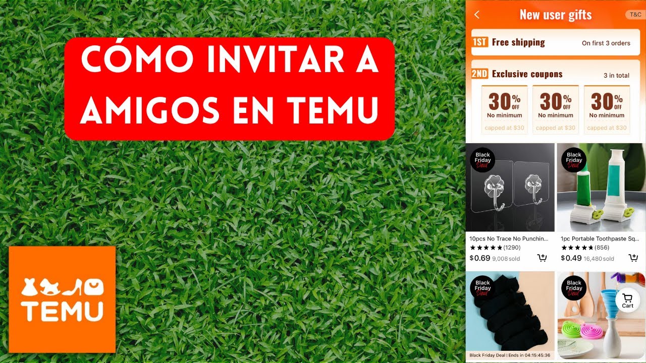 Cómo Invitar a Amigos en Temu 2025 - YouTube