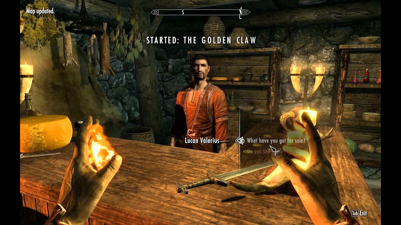 Starting a destruction mage in Skyrim - Commentary - YouTube