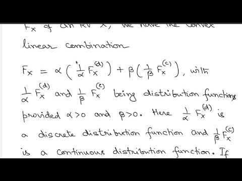 Lecture 18 : Decomposition of Distribution functions - YouTube