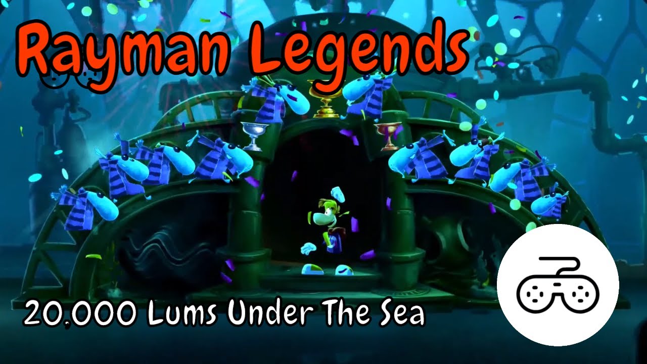Rayman Legends Gameplay - 20,000 Lums Under the Sea - YouTube