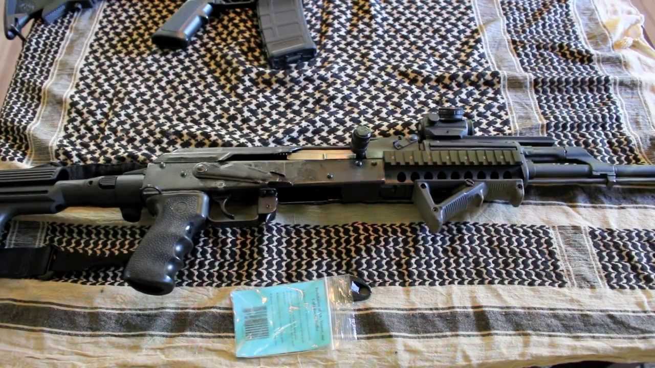 AK recoil buffer pad installation - YouTube