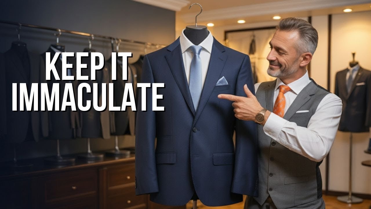How To Clean A Suit (Properly) Without Dry Cleaning - YouTube