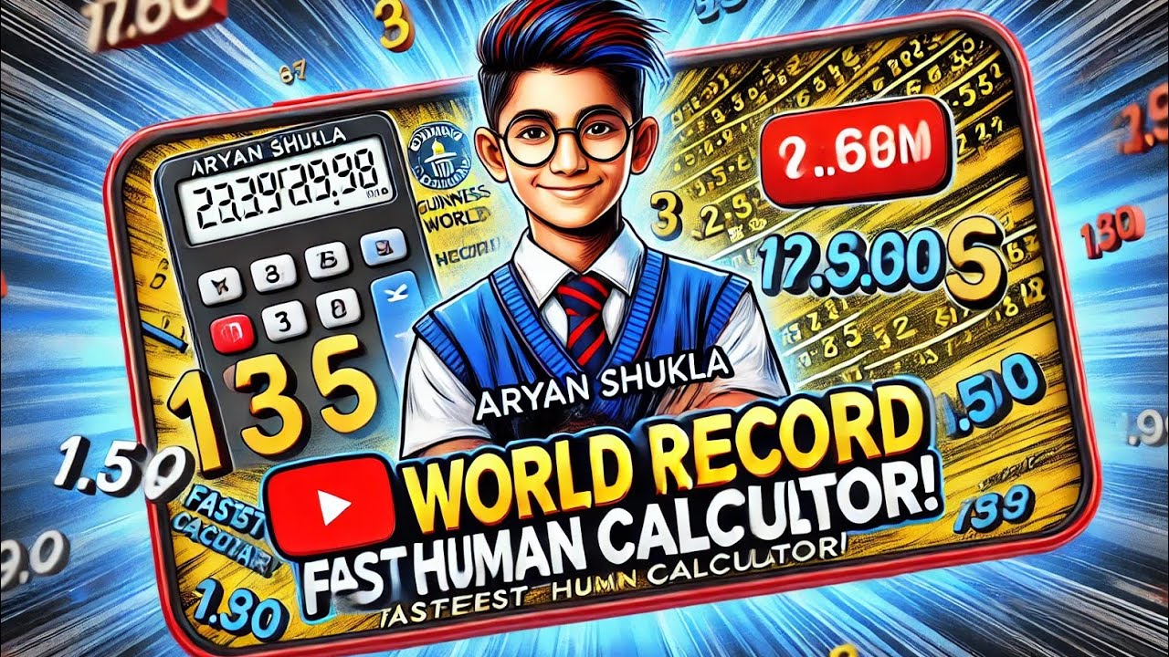 aaryan sukla || The Human calculator boy || motivation video ...