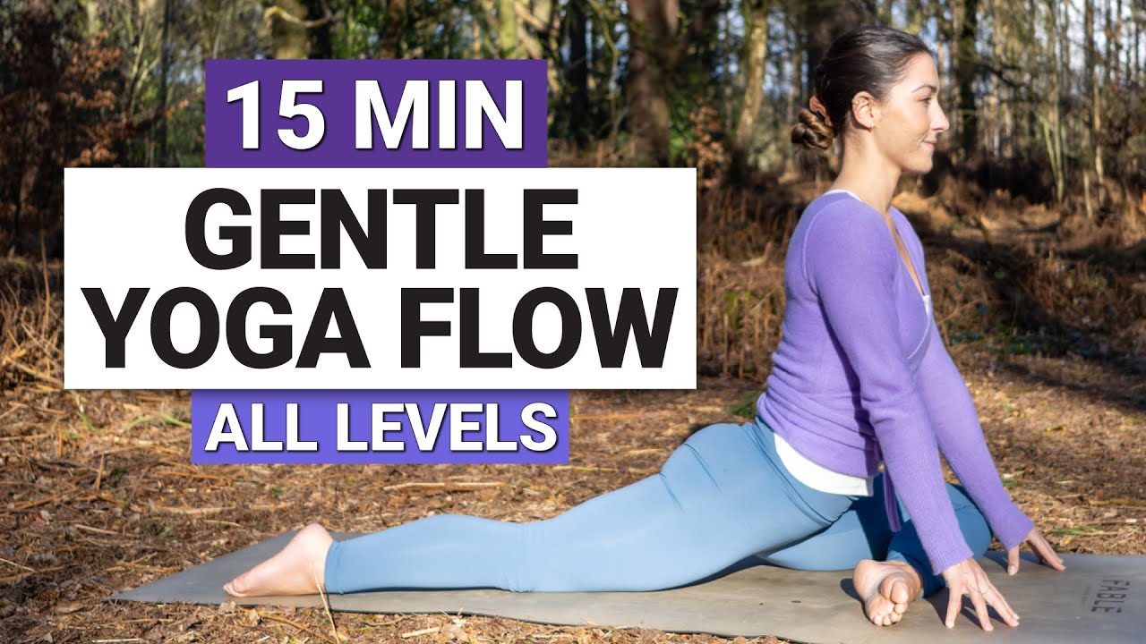 15 Min Gentle Yoga Flow | Easy Going Yoga For Deep Rest - YouTube