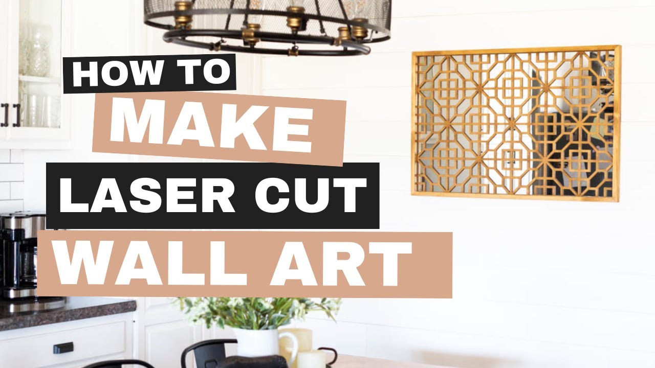 Laser Cut Mirrored Wall Art - YouTube
