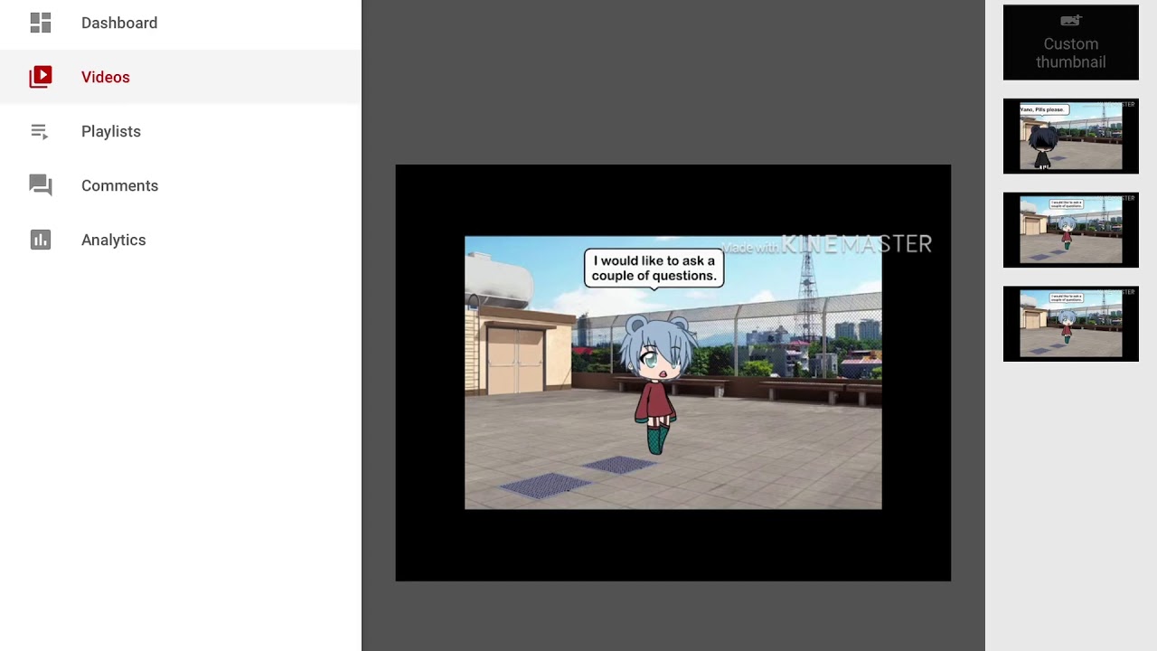 How do I use youtube studio to make thumbnails- - YouTube