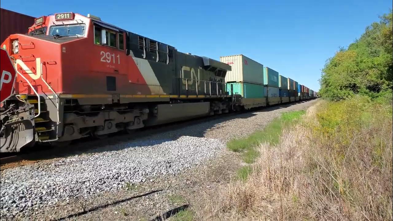 9/18/2021 CN 2911,CN 3170 mid CNSB Vernon Siding @TrainswithAndy - YouTube