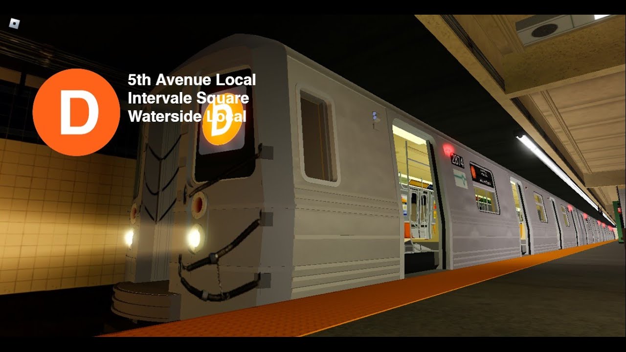 Roblox PTA Subway: 5th Avenue Lines | R68 - D Train | To Intervale ...