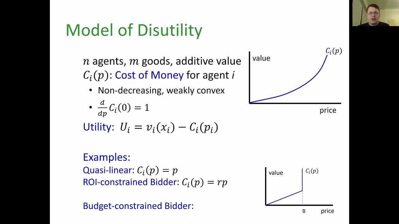 Non-quasi-linear Agents in Quasi-linear Mechanisms - YouTube