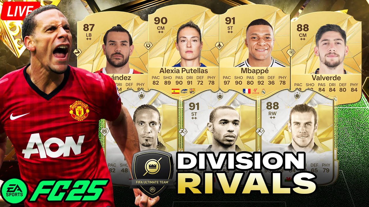 🔴LIVE ลุย Division Rivals w/ ทีม GOD Squad 14,000,000 Coins 🔥 - FC 25 ...