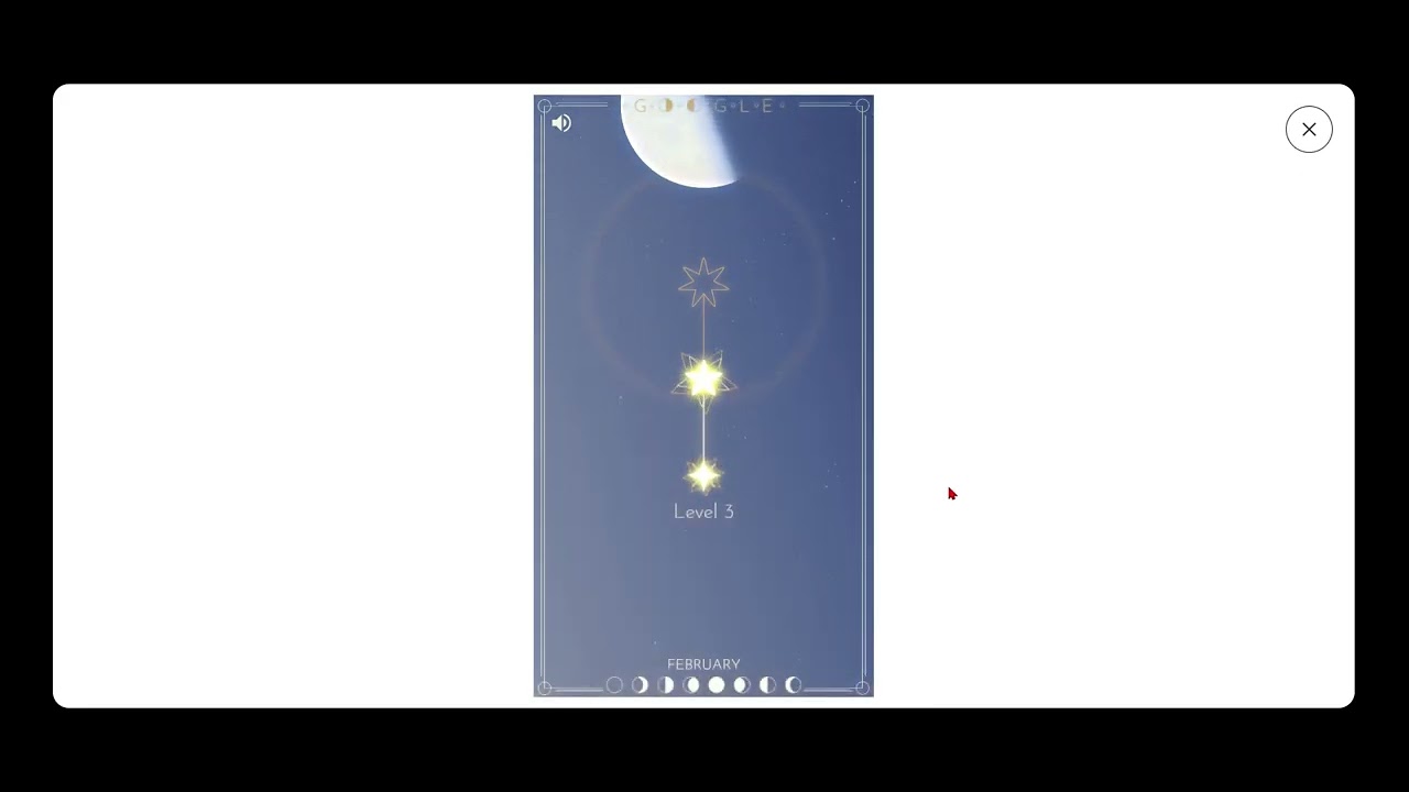 Google Doodle - Rise of the half moon - YouTube