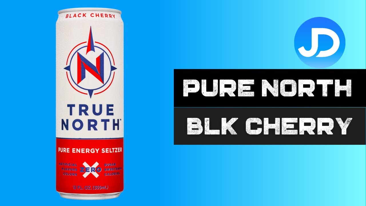 Pure North Energy Seltzer Black Cherry review - YouTube
