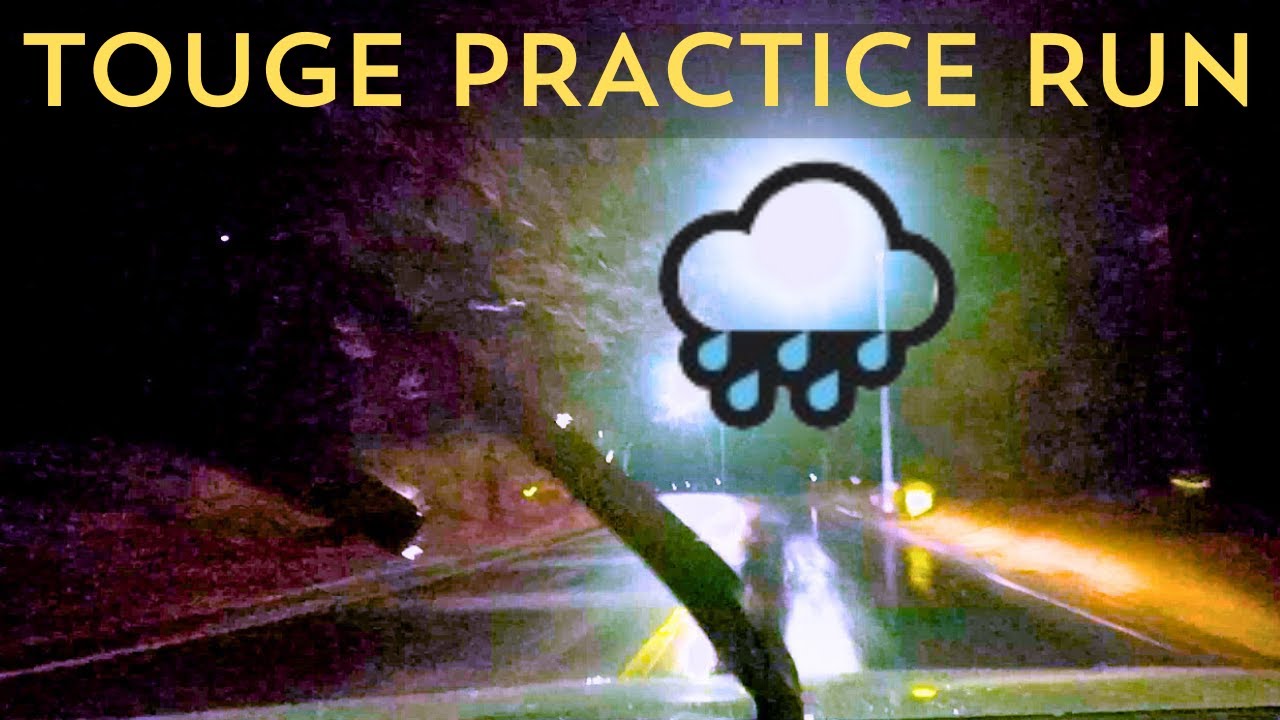 2min of me practicing Initial D in the rain - YouTube