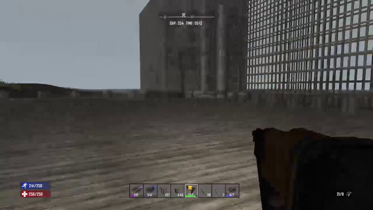 7DTD - Pyramid Project: Foundation and a Corner! - YouTube