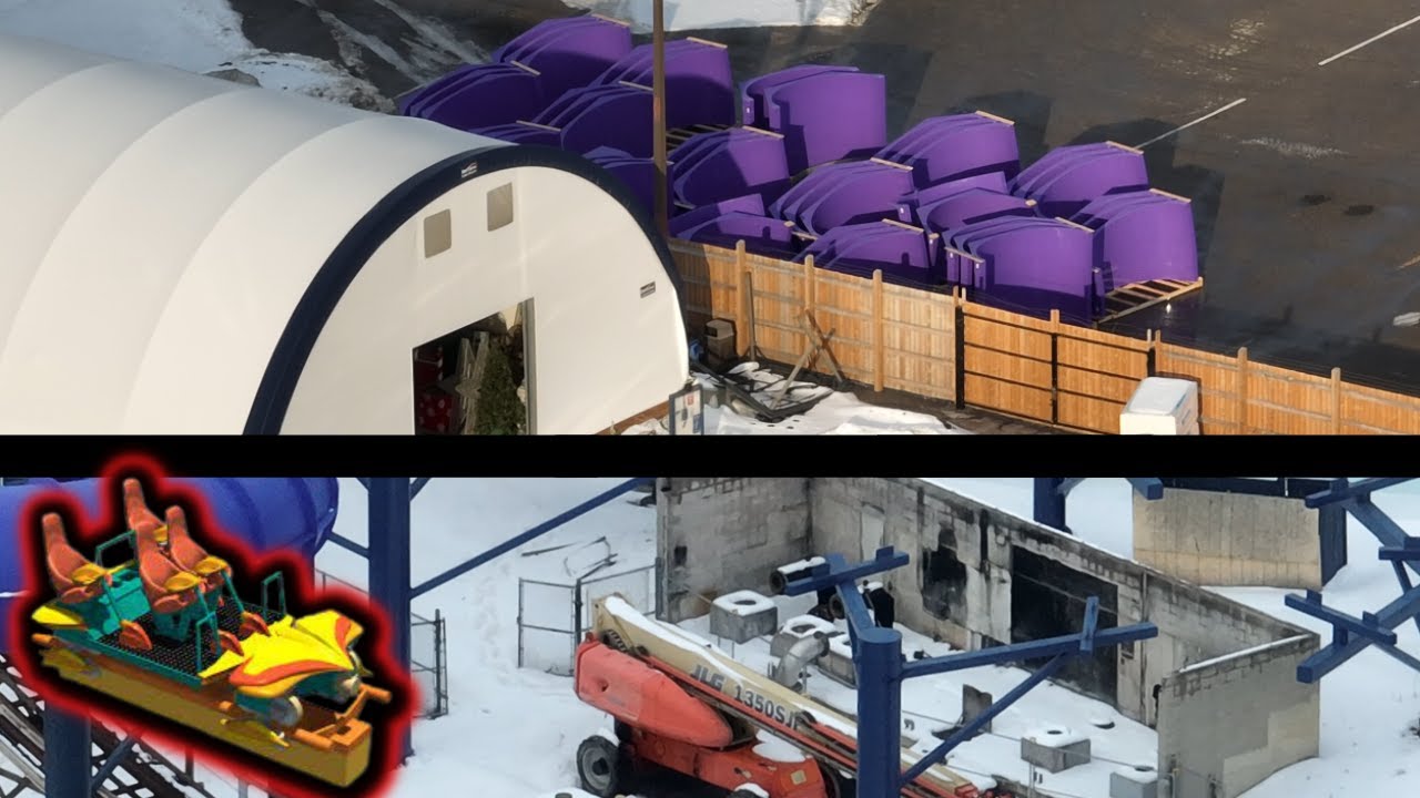 Canada's Wonderland Splash Works Update - YouTube