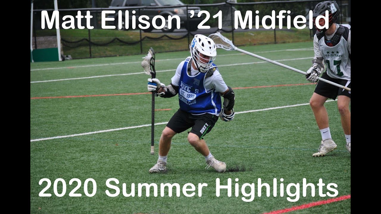 Matt Ellison '21 Midfield Summer 2020 Highlights - YouTube