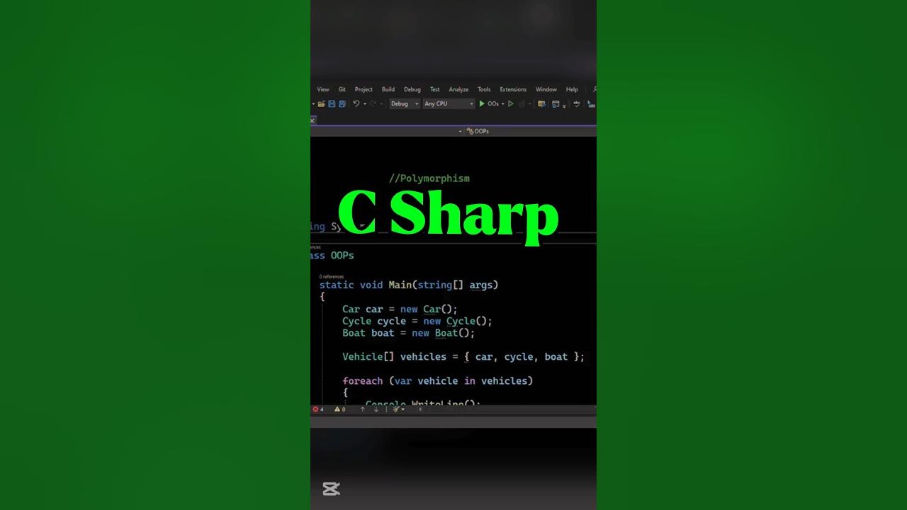 Day 11 of Mastering C Sharp ( Polymorphism in OOPs) 💻#shorts #youtubeshorts #coding #programming ...