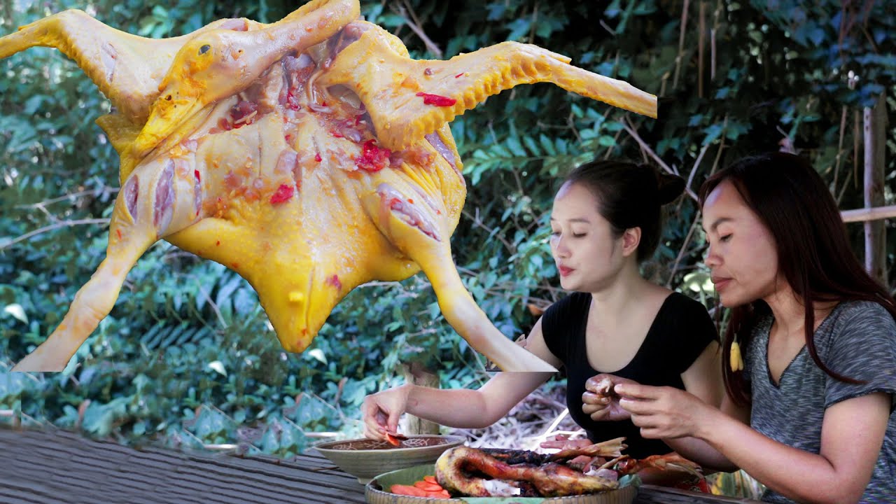 Tasty Grilled Duck with fresh milk recipe #Duck #Freshmilk - YouTube