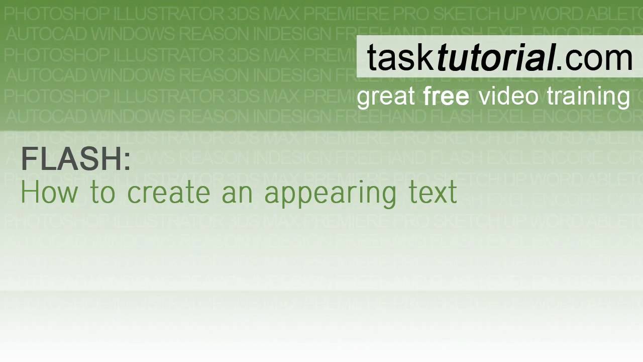 appearing text animation - YouTube