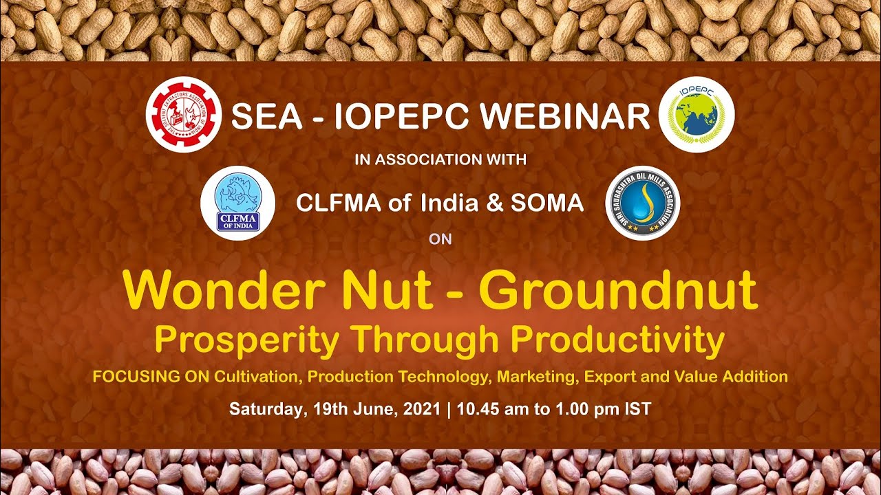 SEA Webinar - Wonder Nut – Groundnut: Prosperity Through Productivity ...