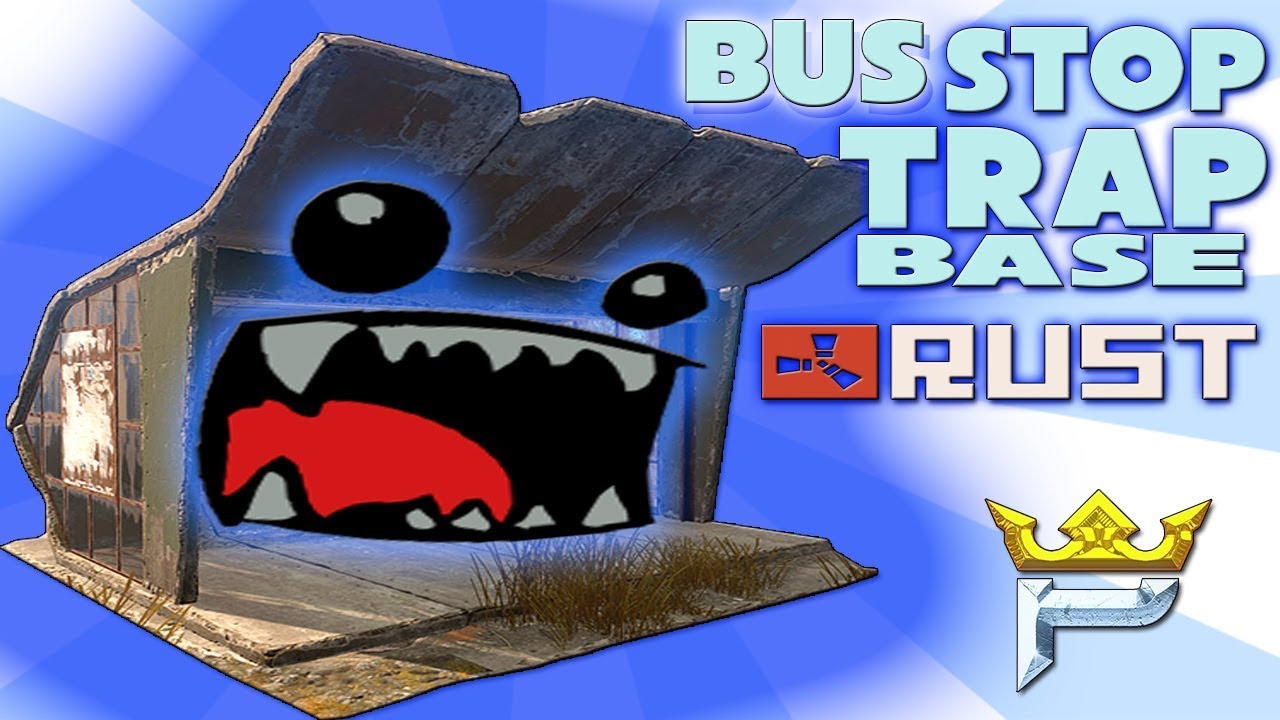 The BUS STOP Trap Base that Swallows You In |Rust - YouTube