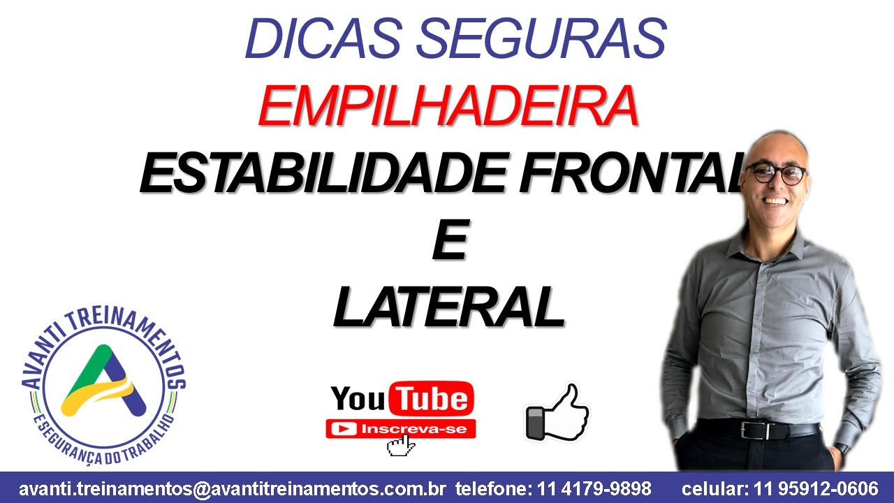 DICAS SEGURAS EMPILHADEIRA ESTABILIDADE FRONTAL E LATERAL - YouTube