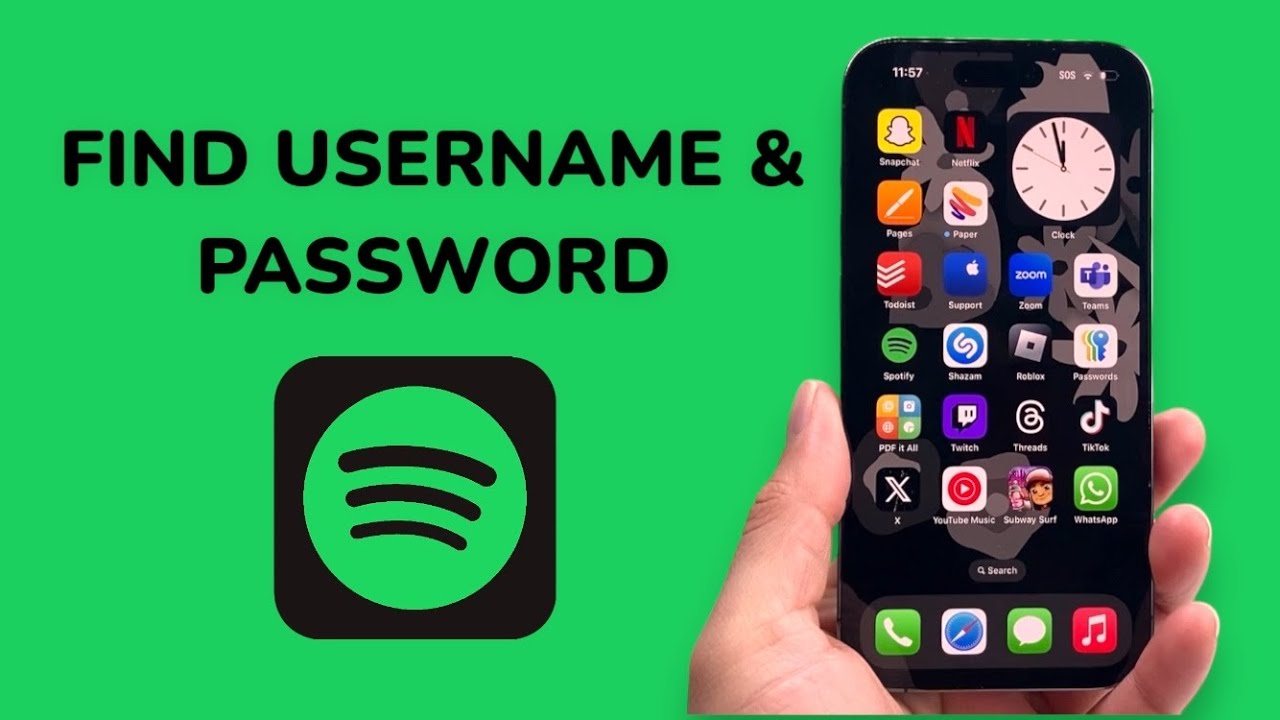 How To Find Your Username And Password On Spotify? - YouTube