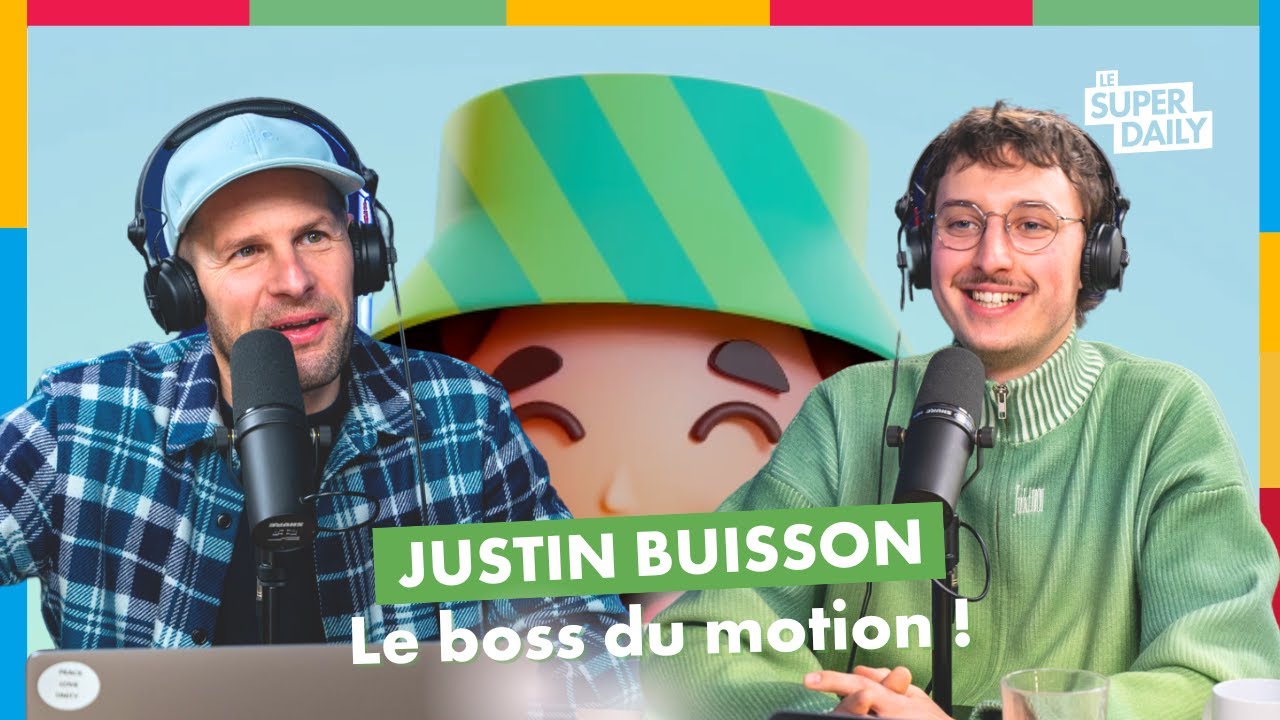 Justin Buisson, le Motion Designer et Youtuber qui récolte des milliers ...
