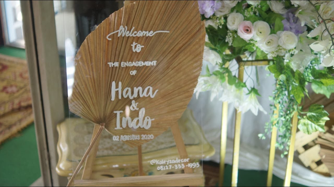 Tutorial membuat welcome board akrilik sign tanpa cutting stiker - YouTube