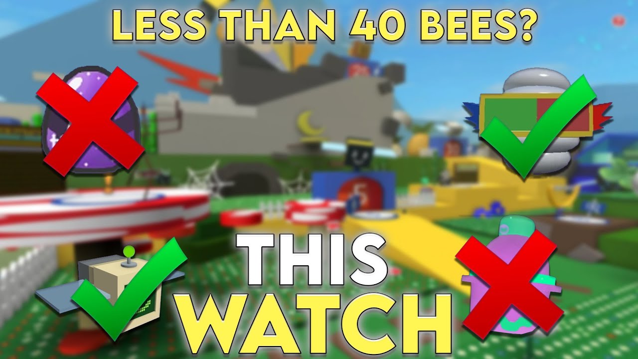 *WATCH THIS* If you have less than 40 bees | Bee Swarm Simulator - YouTube