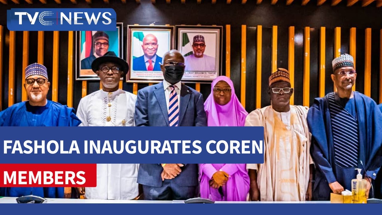 Fashola Inaugurates COREN Members Over Infrastructure Development - YouTube