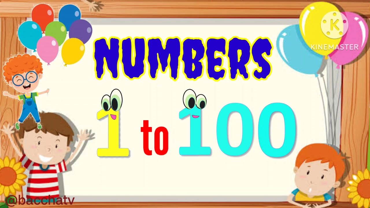 123 100 tak | 1 se 100 tak | 123 Numbers | Numbers | Number | 1 2 3 ...