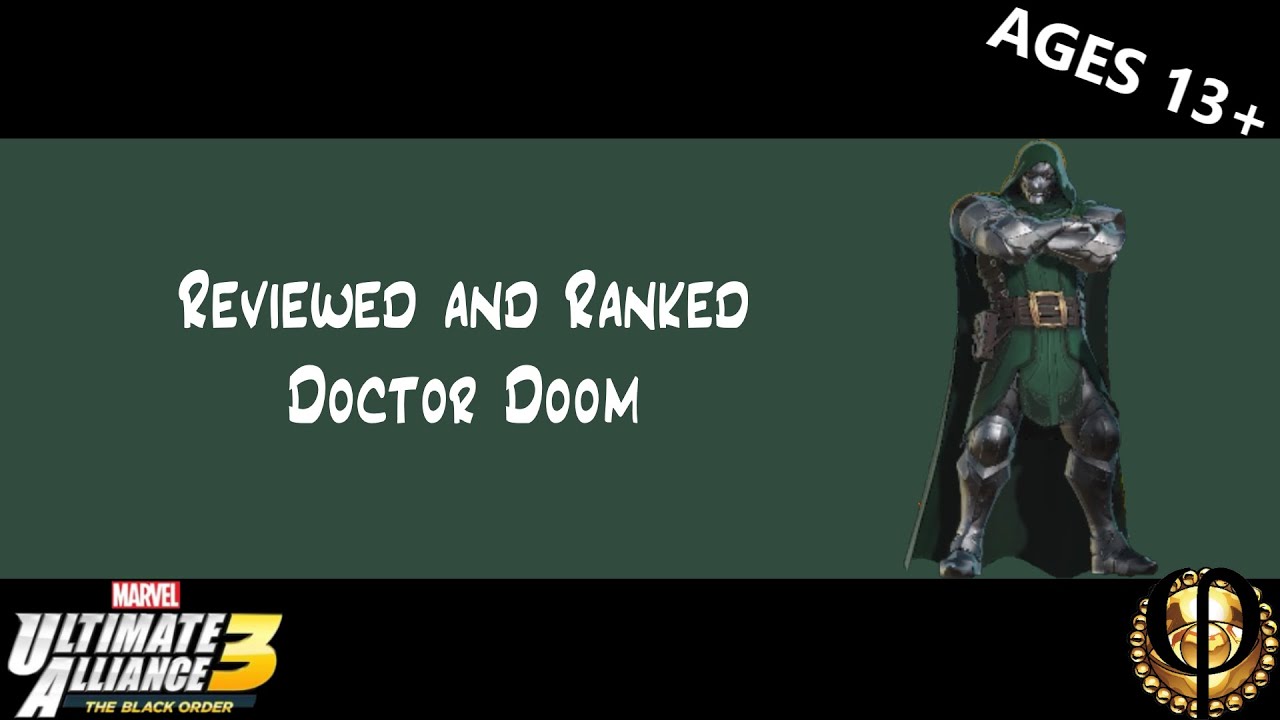Reviewed and Ranked: Doctor Doom - Ultimate Alliance 3 - YouTube