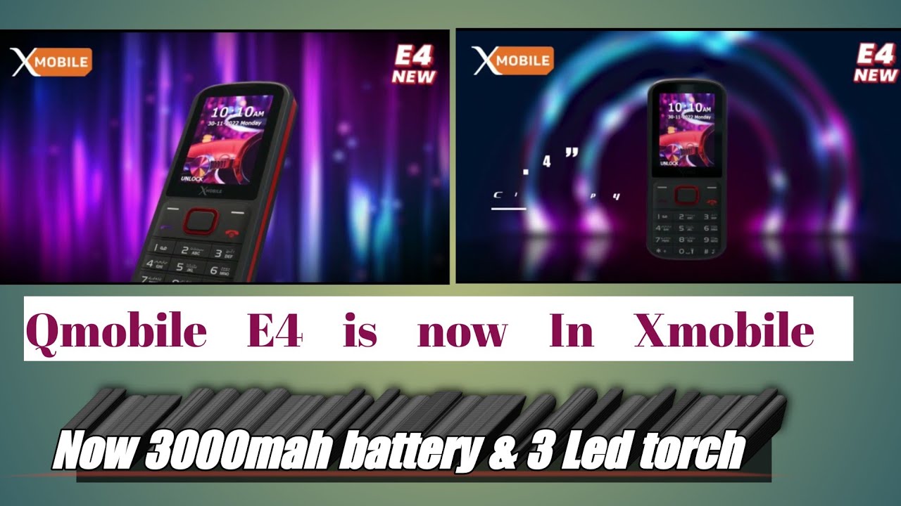 X mobile new model 2023 | Xmobile E4 new | Qmobile E4 now in xmobile ...