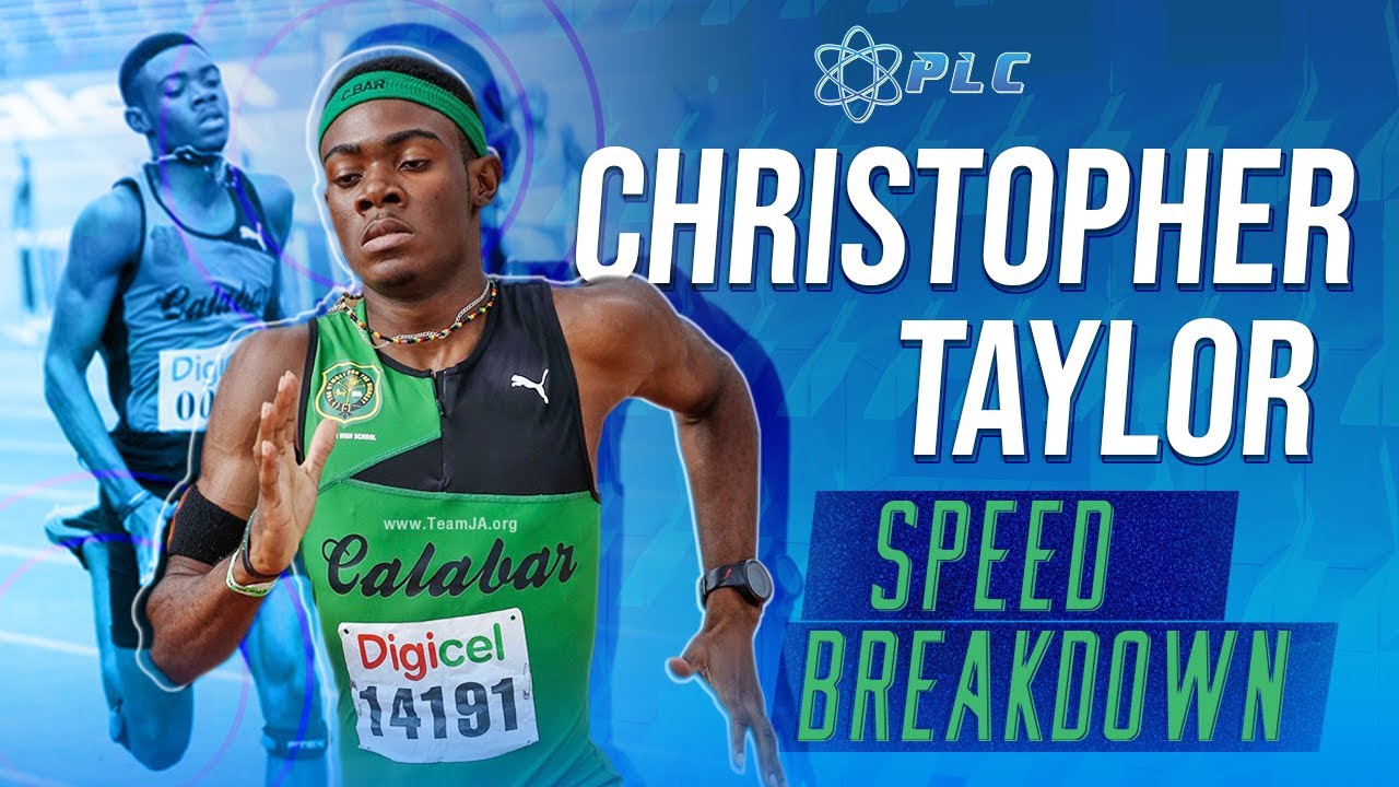 Chris Taylor 100M Sprint Breakdown | Performance Lab of California ...