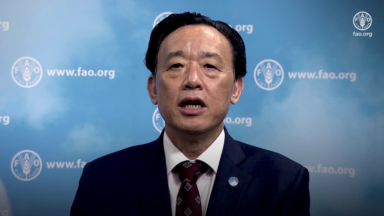 FAO DG Qu Dongyu's video message for APEC Food Security 5th Ministerial ...