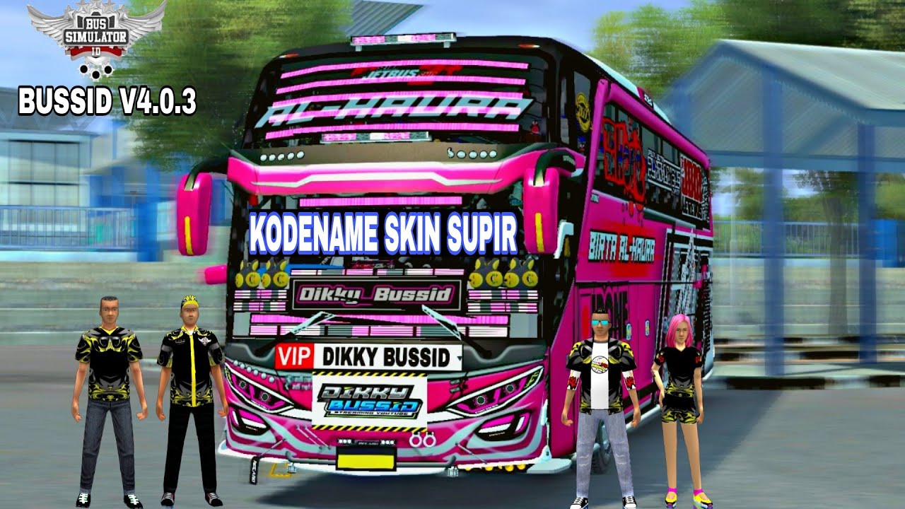 SHARE FREE KODENAME SKIN SUPIR BUSSID V4.0.3 #bussimulatorindonesia # ...