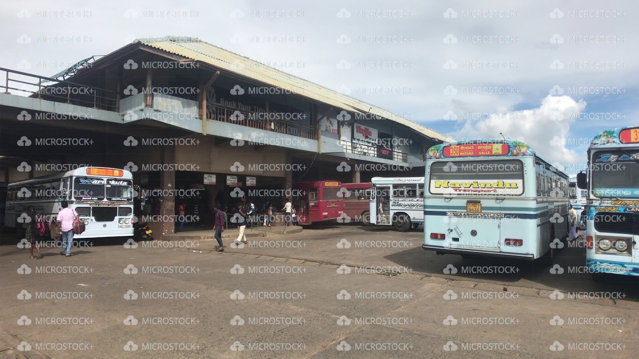 Matara, Sri Lanka, November 25, 2019, Old Tangalle Rd, traffic and ...
