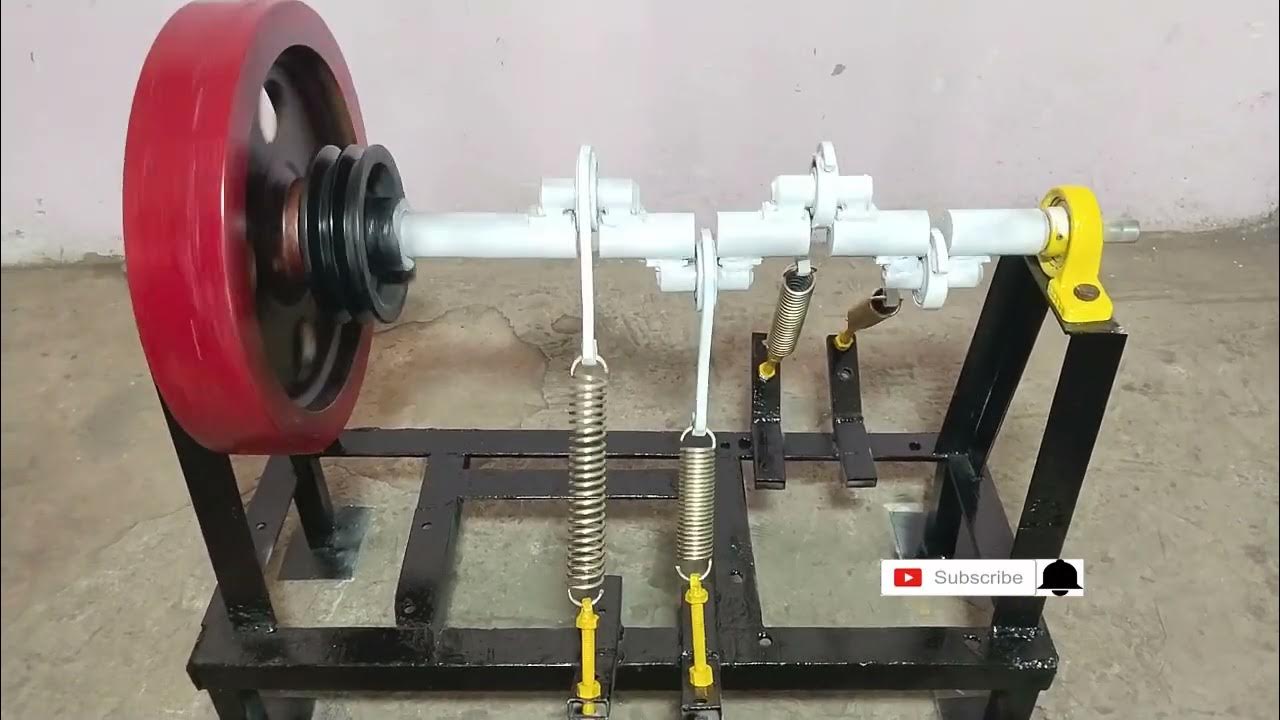 Make Flywheel free energy spring machine free electricity - YouTube