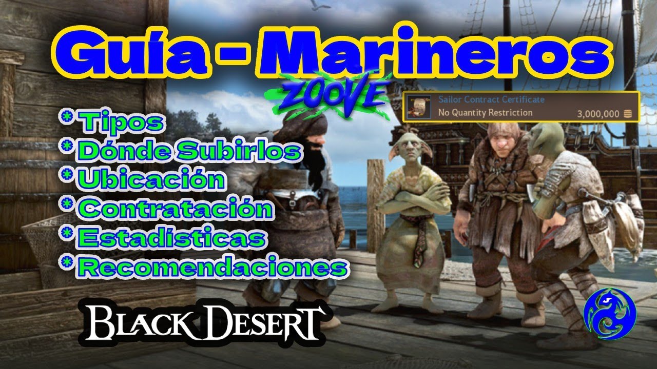 GUIA - MARINEROS 2025 PARTE 1 #bdo #sailor - YouTube