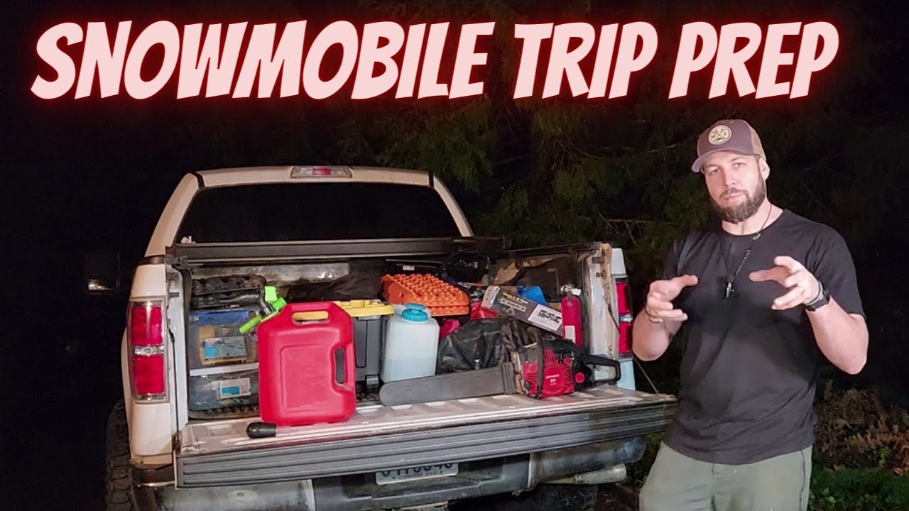 Proper Preparation - Packing for an OFF GRID Mountain Snowmobile Trip ...
