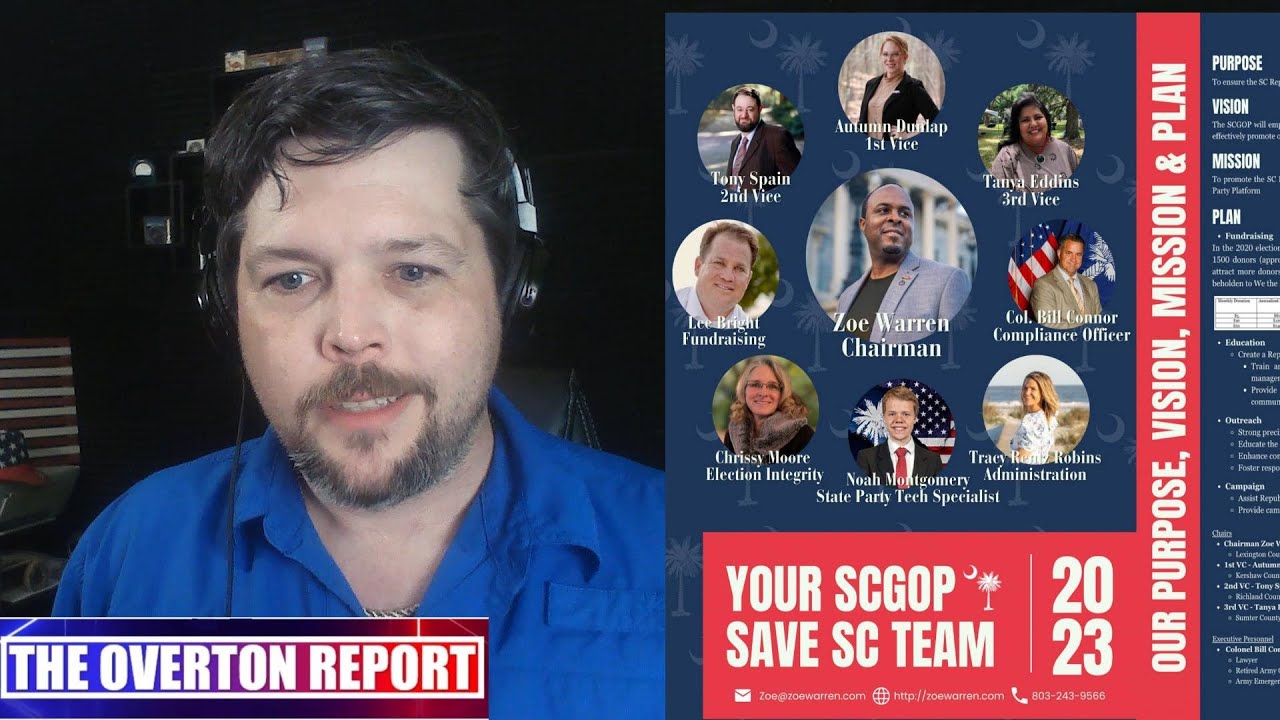 Zoe Warren SCGOP Chairman Race Town Hall Zoom Meeting! - YouTube