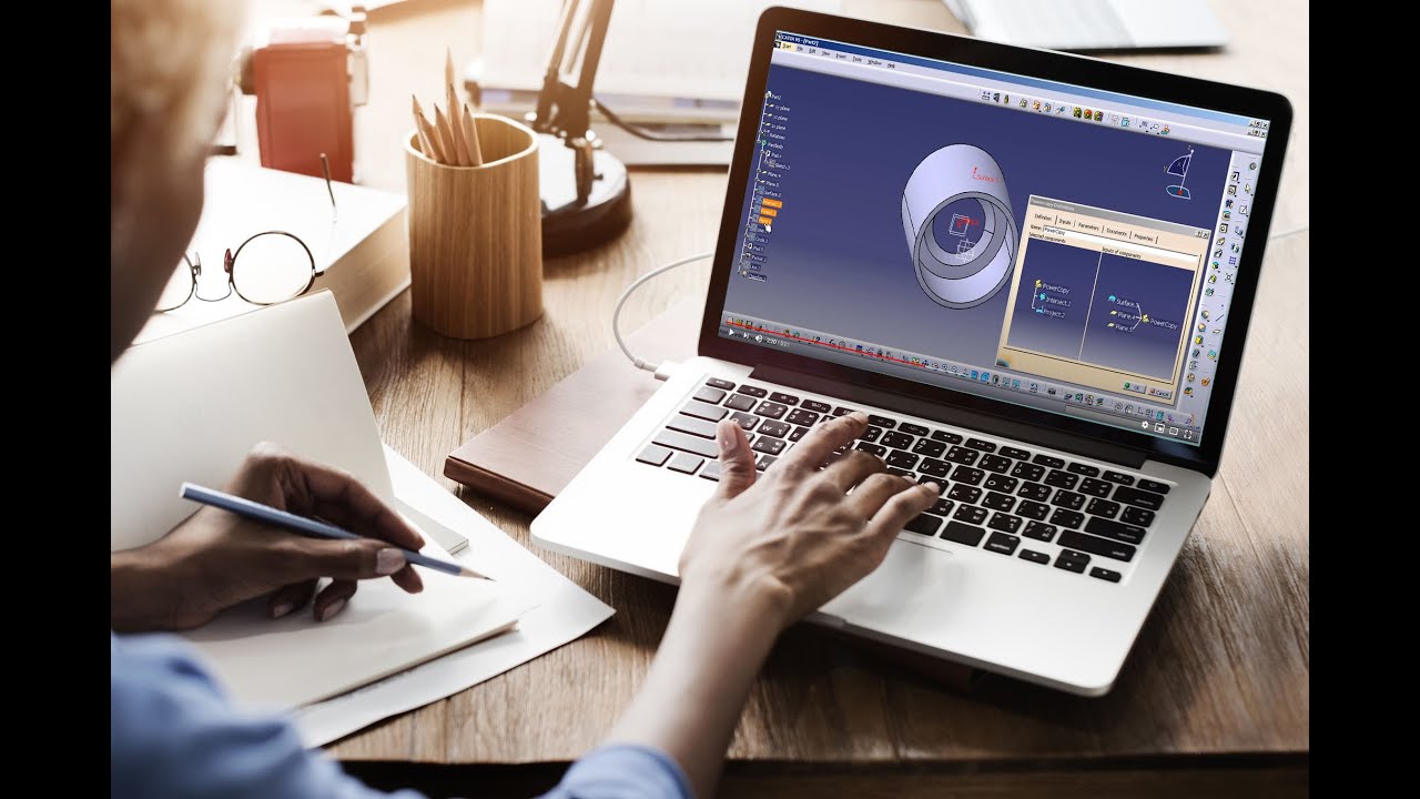 Power Copy CATIA V5 - YouTube